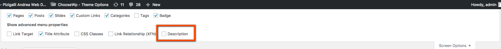 Wordpress | add image or fontawesome icon to navigation * Choosepizzi.net