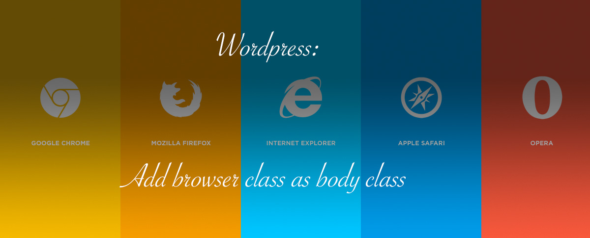 Wordpress Add Browser Class As Body Class
