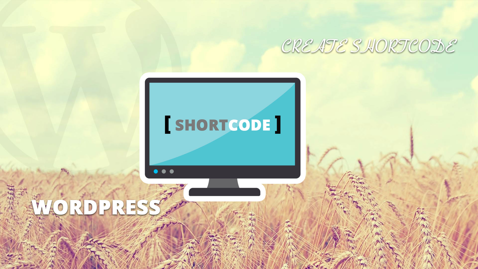 Wordpress Create Shortcode Choosepizzi