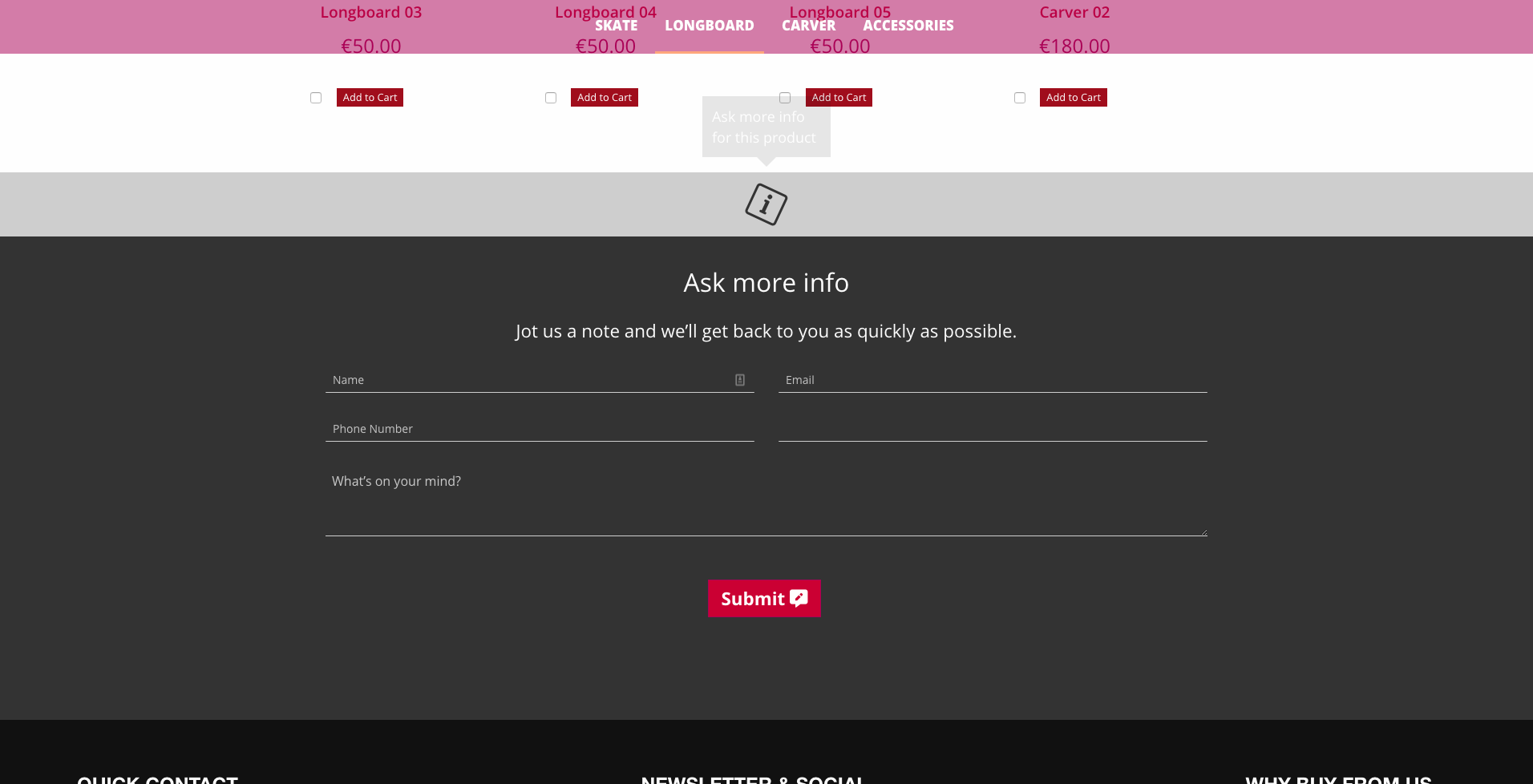 Magento 2 | Create Ask more info module * Choosepizzi.net
